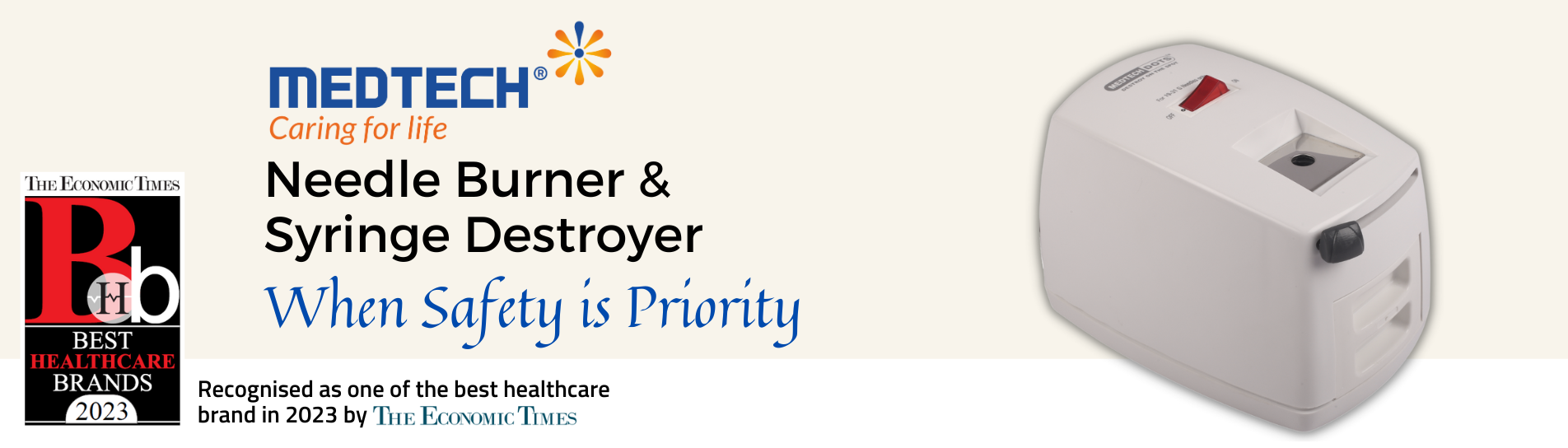 Buy Medtech Needle Burner & Syringe Destroyer at Rs 2,999 in India ...