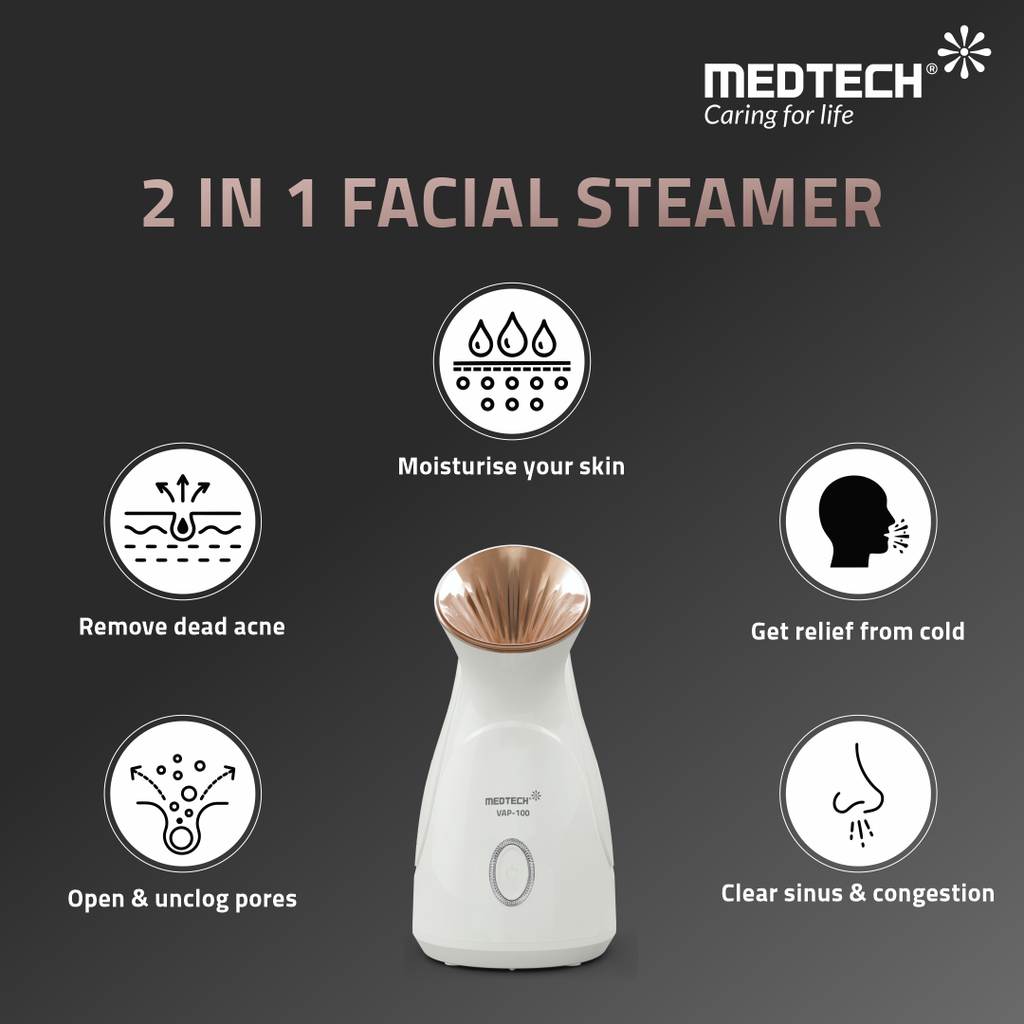 Electric Portable Nose Steam Inhaler Machine for Cold and Cough at Best ...