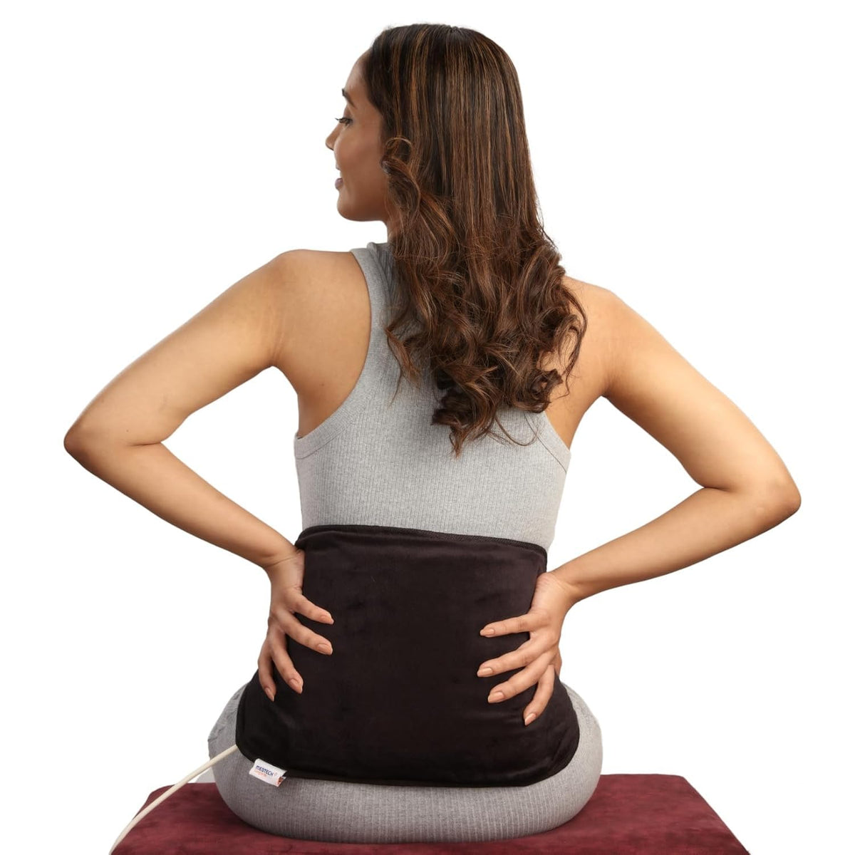 MEDTECH Electric Heating Pad Velvet Black HP-11 (Regular) — Medtechlife
